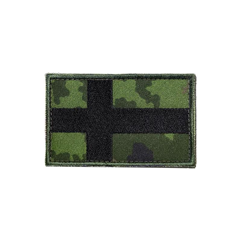 Suomen lippu M05, 80x50mm, velcrolla – Northern Tactics