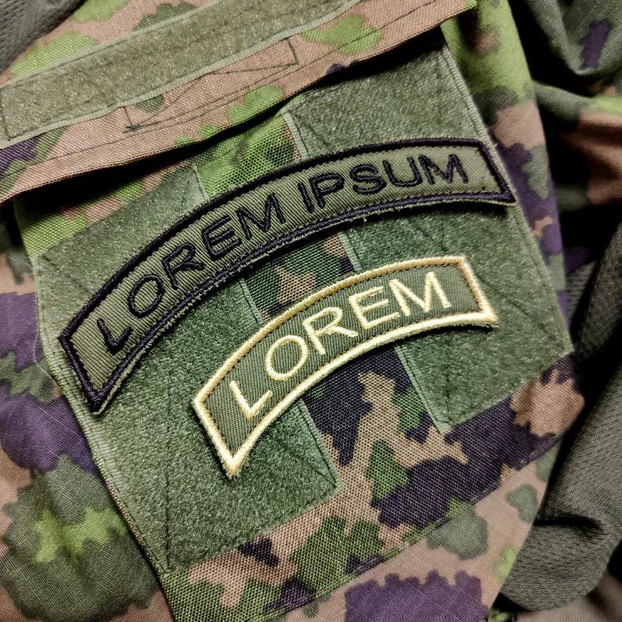 Custom arched patches – Northern Tactics